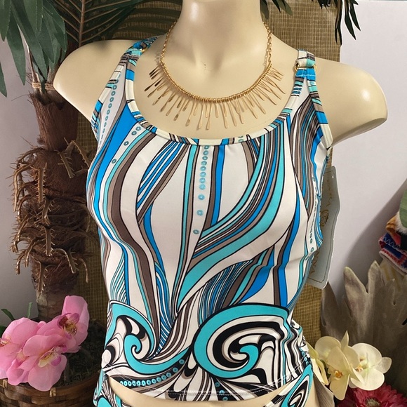 Tara Grinna | Swim | Designer Tara Grinna Tankini Swimsuit Top | Poshmark